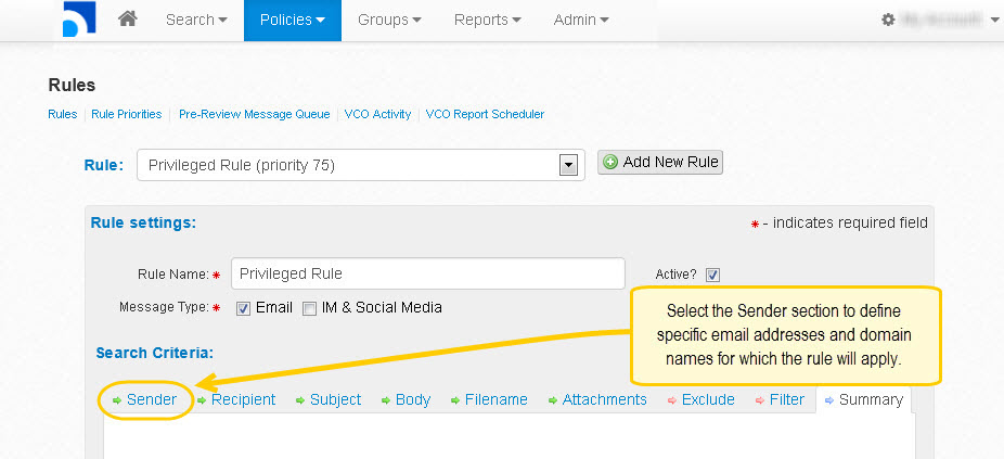 How do I configure a Privileged Policy?