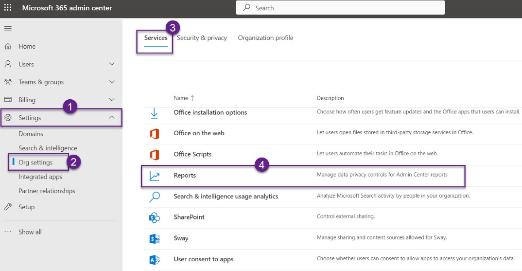 Generating a Report on Users with Export API Licenses for Microsoft Teams