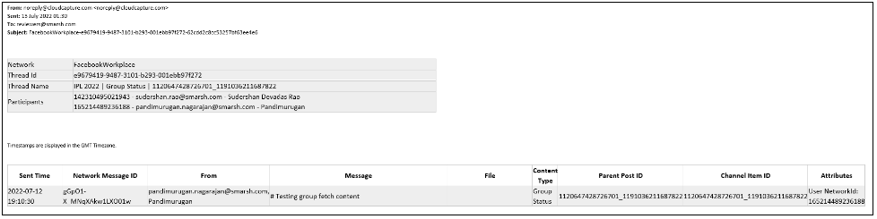 Smarsh Cloud Capture for Workplace by Facebook