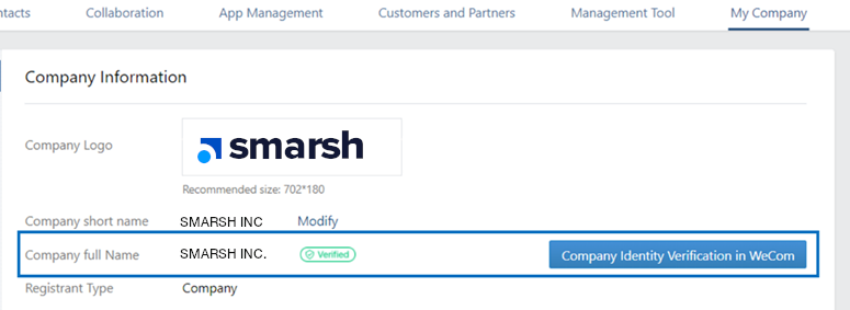 How to verify a WeCom account for a non-Chinese company using Capture ...