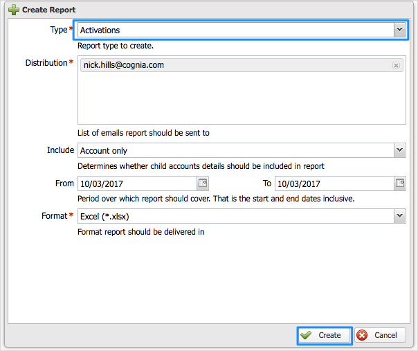 Cognia - How to create a Console Report