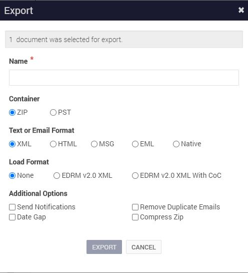 How to Export conversations from Enterprise Archive