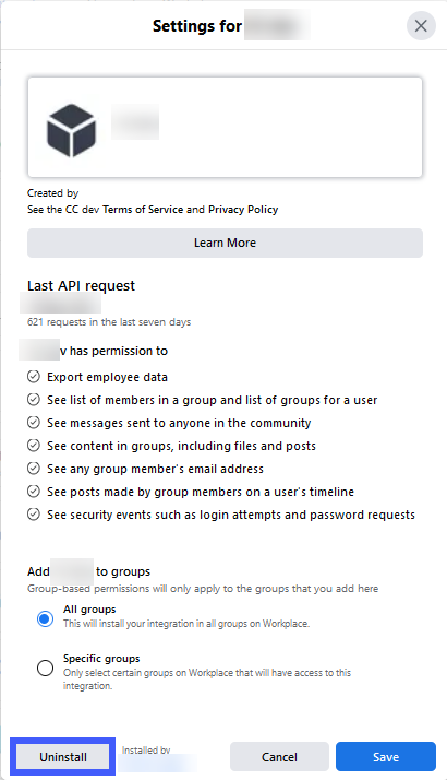 Smarsh Cloud Capture for Workplace by Facebook