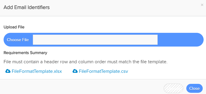 Adding a New Email Identifier