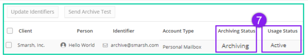 How to Verify Archiving Status using the Archive Test in Content Usage
