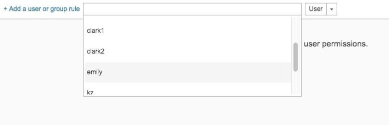 How to add user permissions for Tableau dashboard