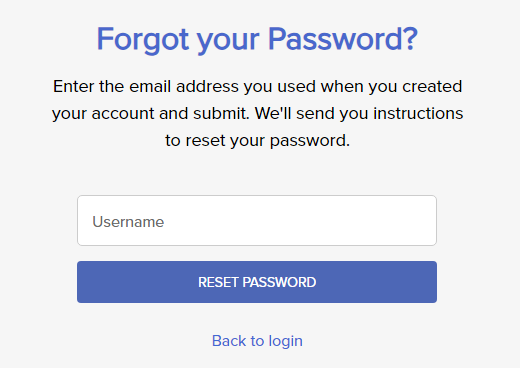 How to reset a Smarsh Central Email Login Password